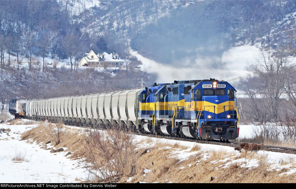 DM&E 6056, ICE's Marquette Sub.